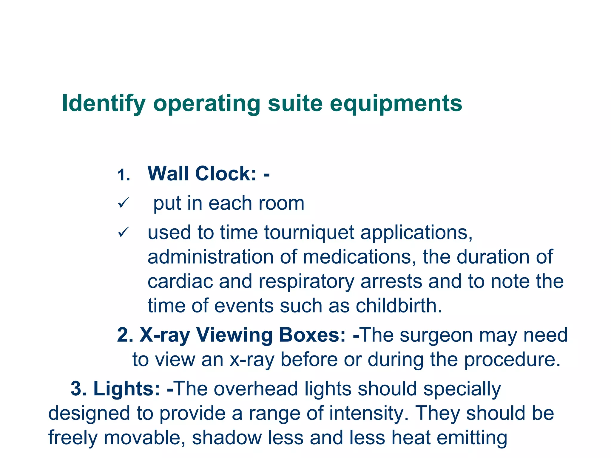 Operation room techniques | PPT