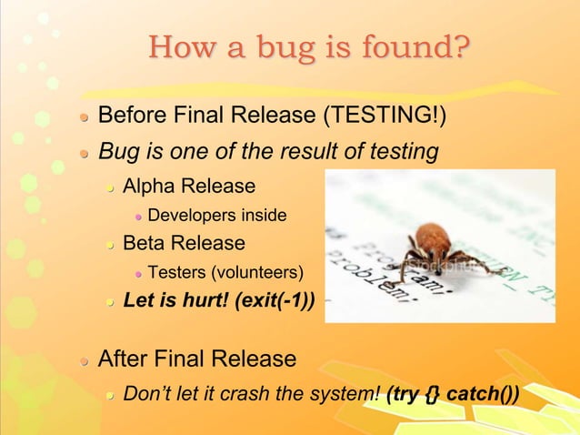 Introduction to Bug and Bugzilla | PPTX