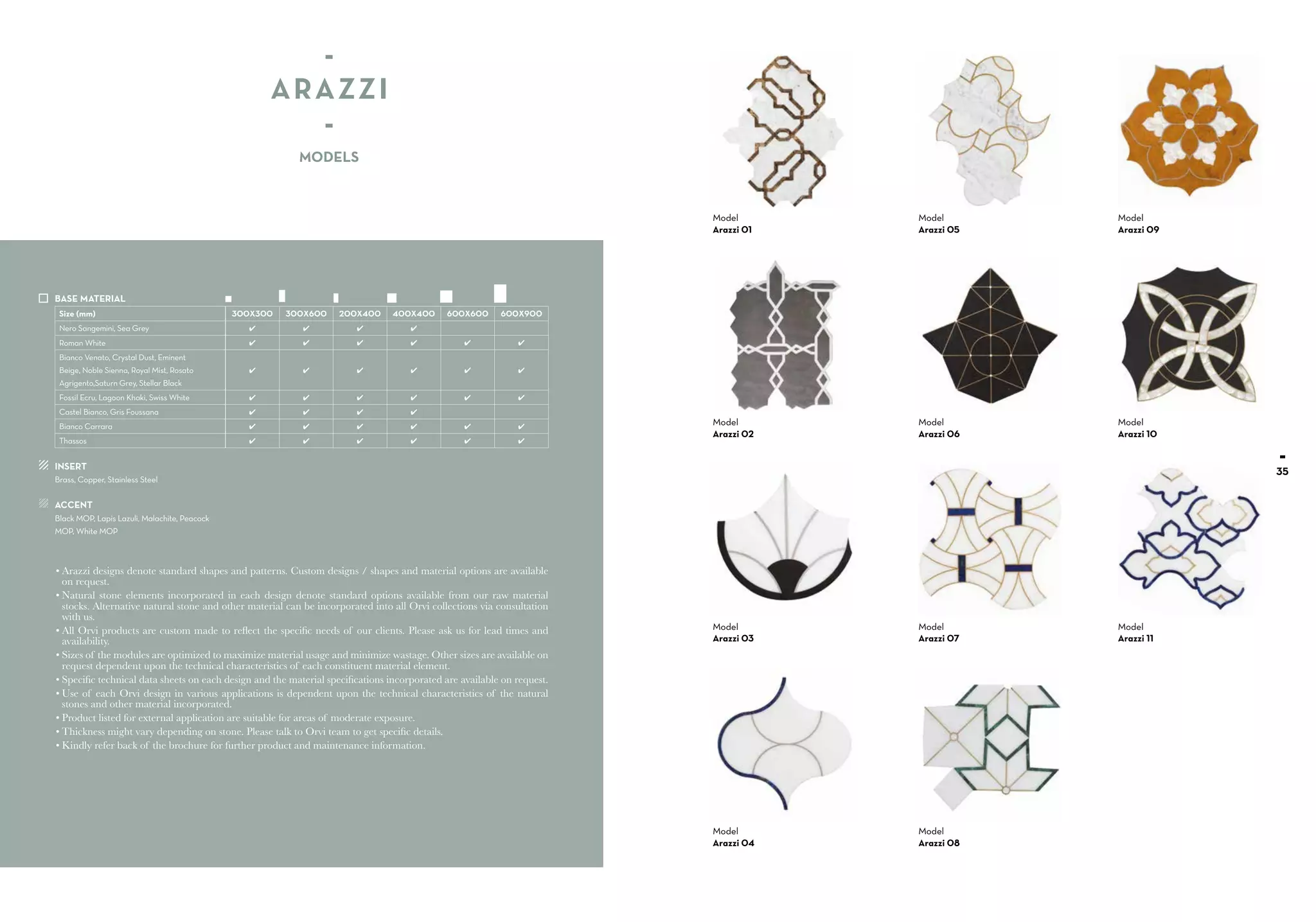 ORVI Innovative Surfaces Catalogue | PDF