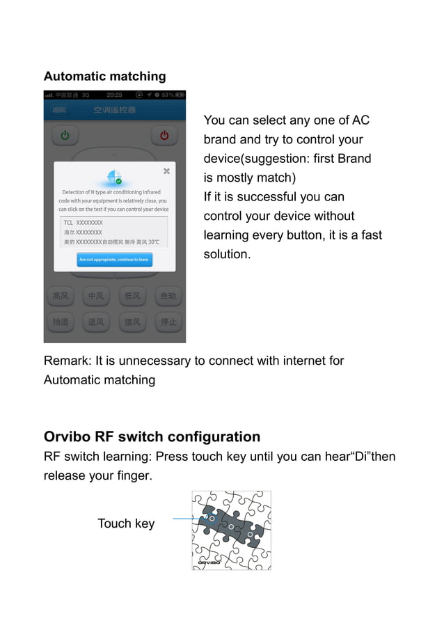 Orvibo all one_user_manual | PDF | Consumer Electronics | Technology & Computing