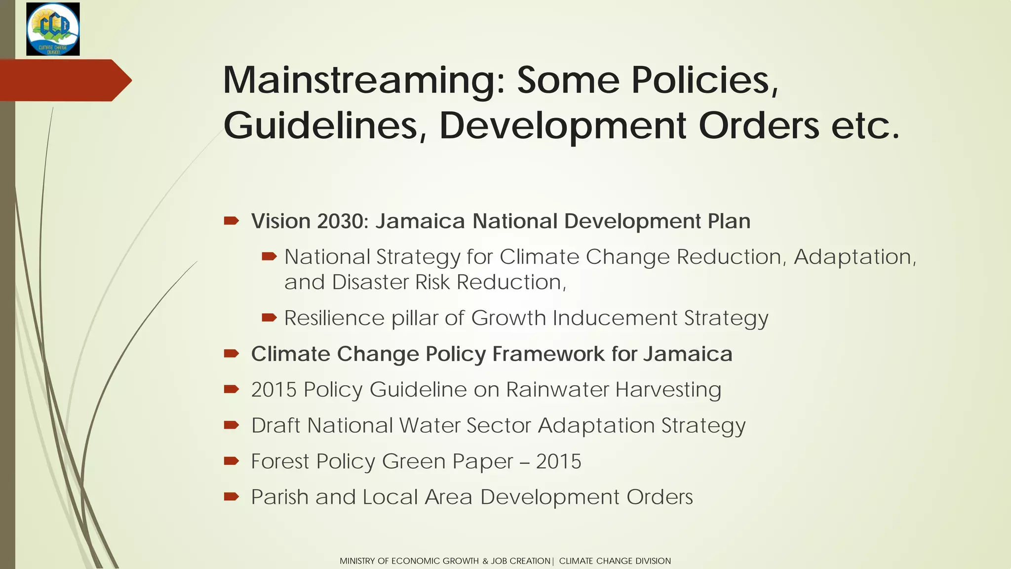 Introduction to National Adaptation Planning in Jamaica | PDF
