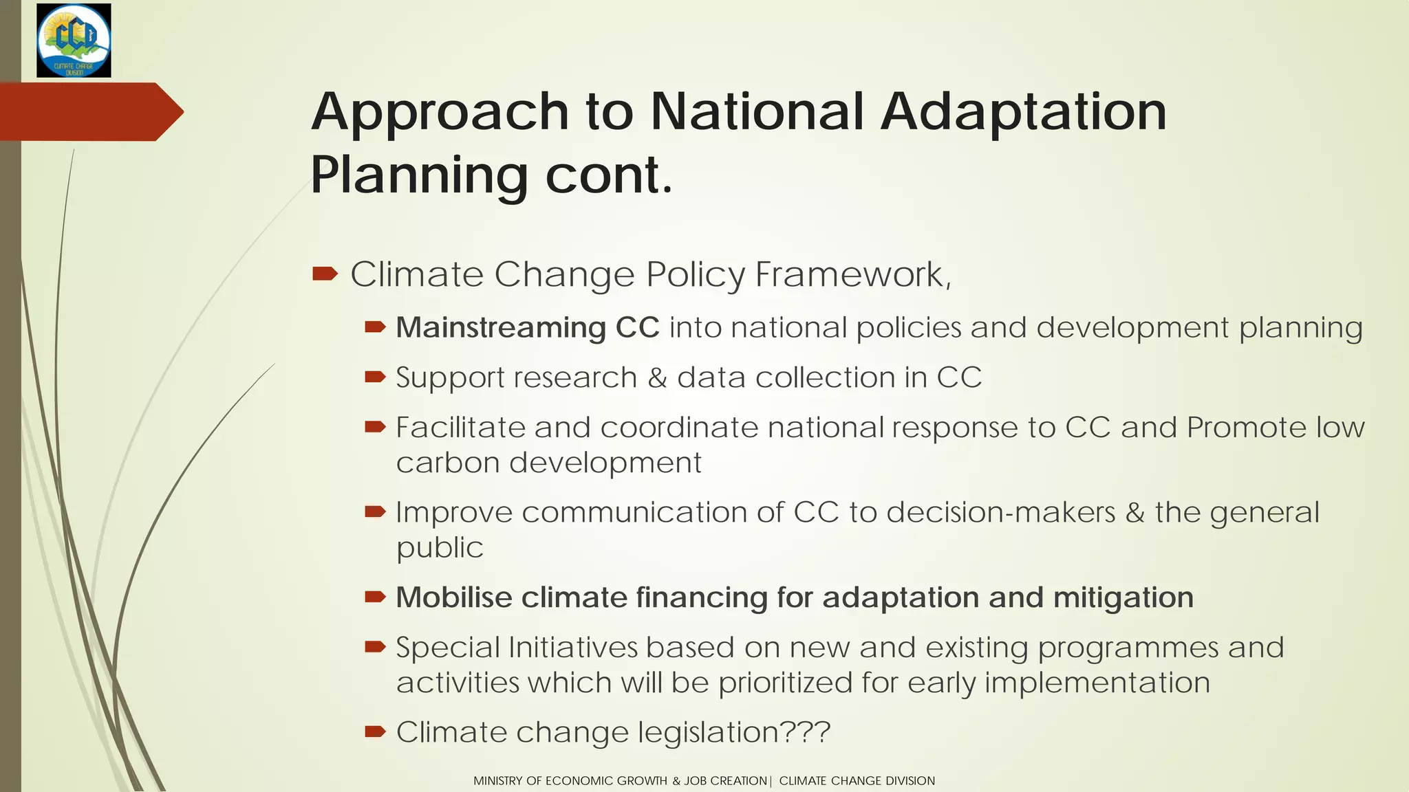 Introduction to National Adaptation Planning in Jamaica | PDF
