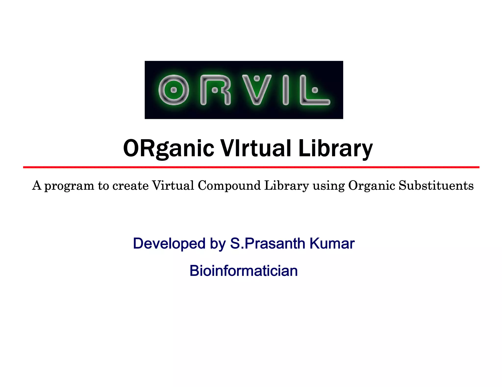ORVIL Manual | PDF
