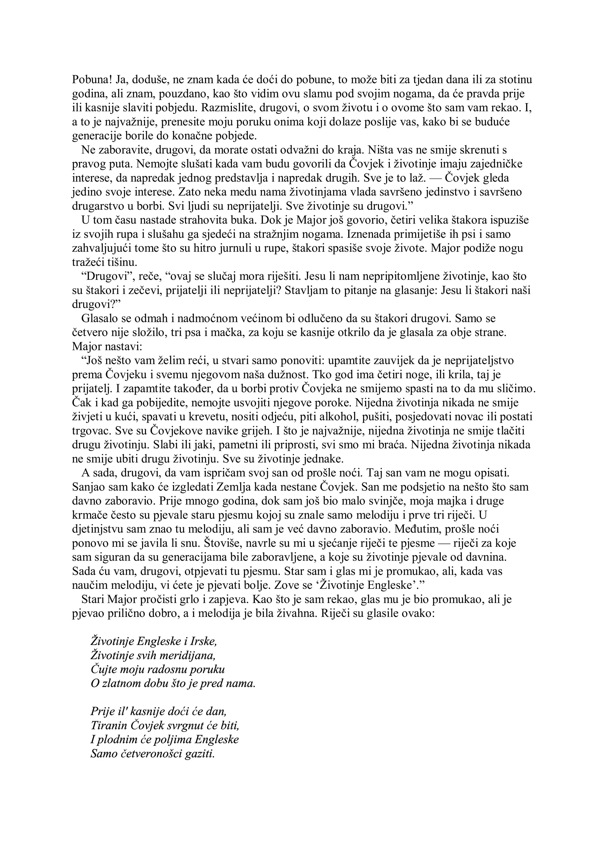 Orwell George -Životinjska farma | PDF