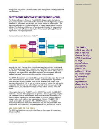 Key Issues in eDiscovery | PDF | Computing | Technology & Computing