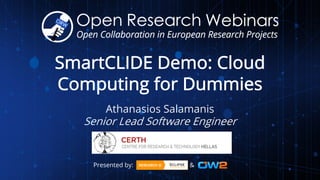 SmartCLIDE Demo: Cloud Computing for Dummies | PPT