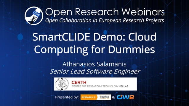 SmartCLIDE Demo: Cloud Computing for Dummies | PPT