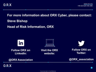ORX Cyber Risk Presentation March 2019 | PPT