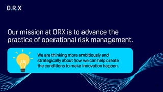 ORX Risk Innovation and introducing iDP (Innovation Data Platform).pdf