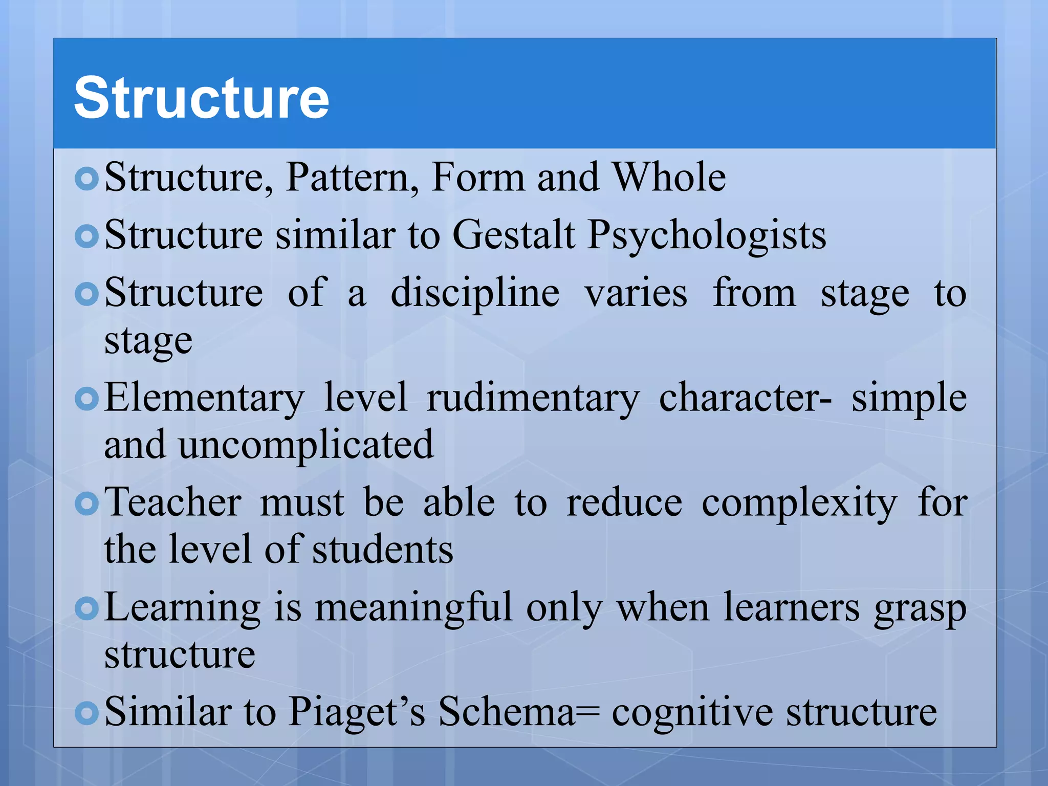 Bruner: Introduction | PPTX | Education
