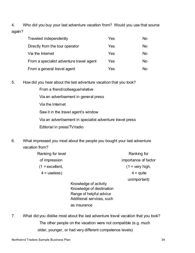 Sample business plan