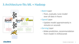 Lambda architecture on Spark, Kafka for real-time large scale ML | PPTX