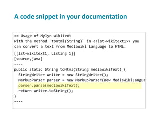 Writing documentation with Asciidoctor | PPT