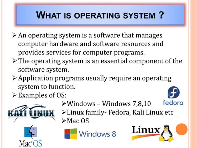 LATEST WINDOWS OPERATING SYSTEM | PPTX | Operating Systems | Computer ...