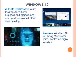 LATEST WINDOWS OPERATING SYSTEM | PPTX | Operating Systems | Computer ...