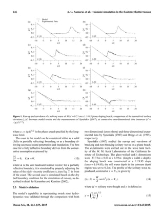 Simulation of tsunami generation, propagation and coastal inundation in ...