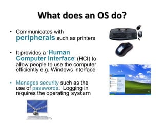 Operating Systems | PPTX | Operating Systems | Computer Software and Applications