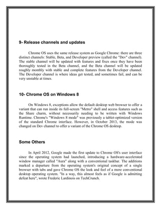 Google Chrome OS | PDF