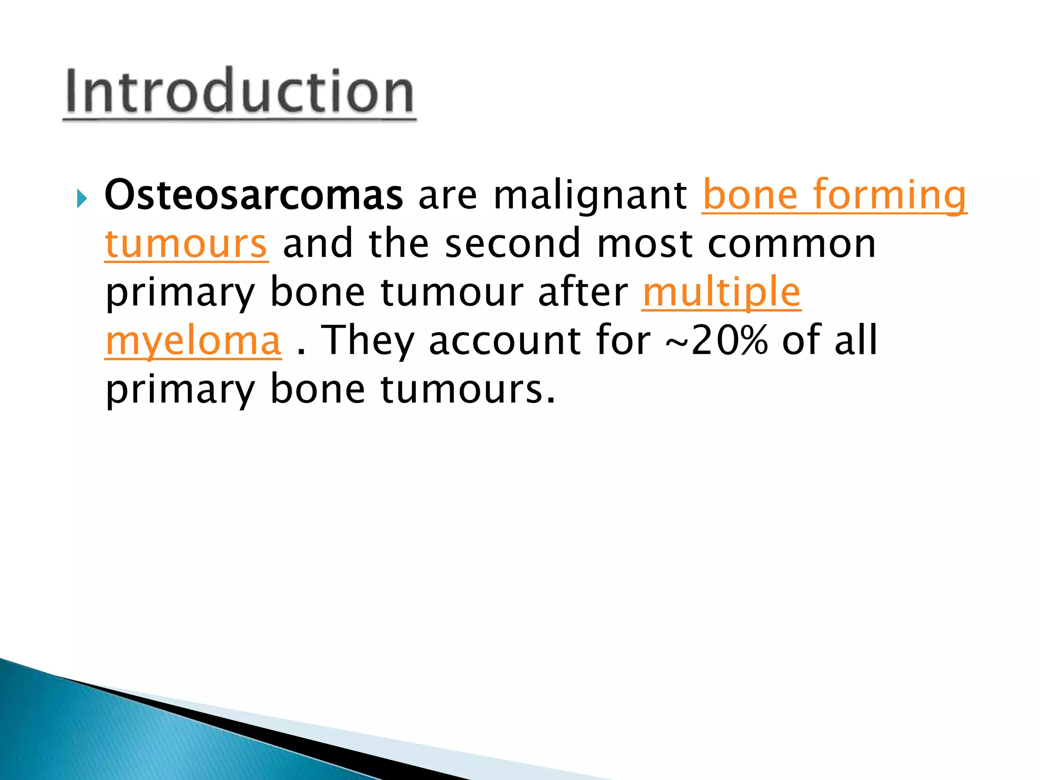 Osteosarcoma Radiology Review | PPTX