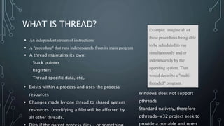 P-Threads | PPTX