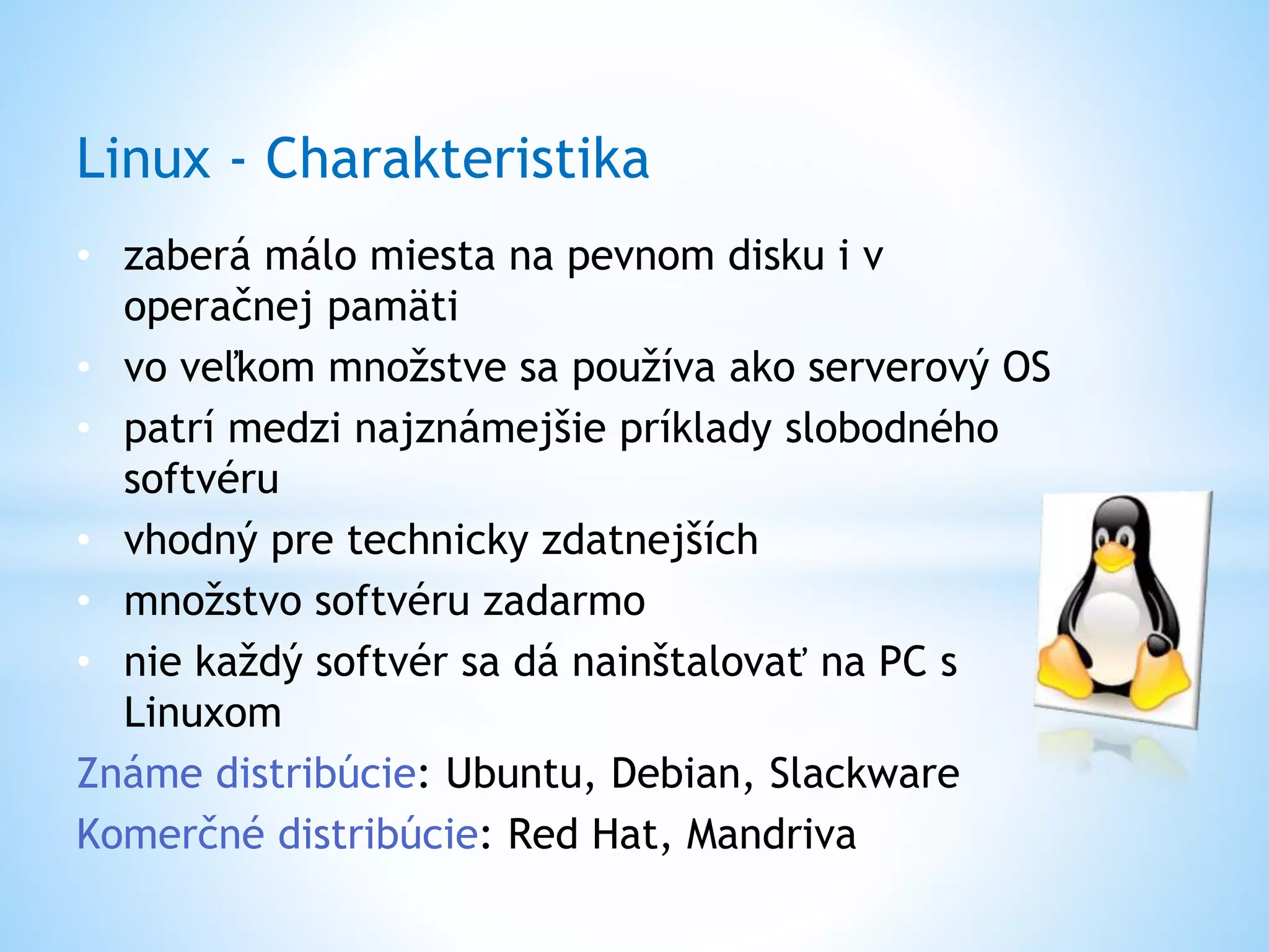 Operacne systemy | PPTX