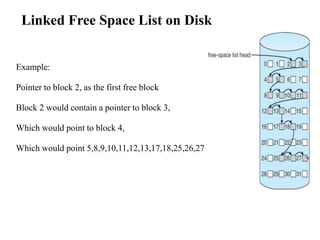 Free Space Management, Efficiency & Performance, Recovery and NFS | PPTX