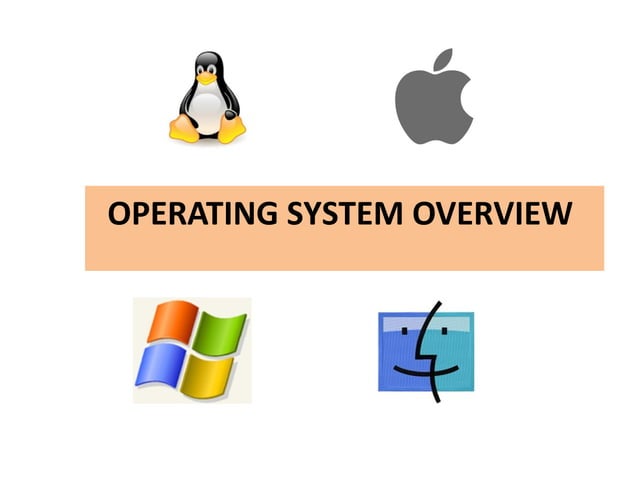 Overview of various types of operating system | PPT