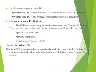 Operating System Case Study and I/O System | PPTX | Operating Systems ...