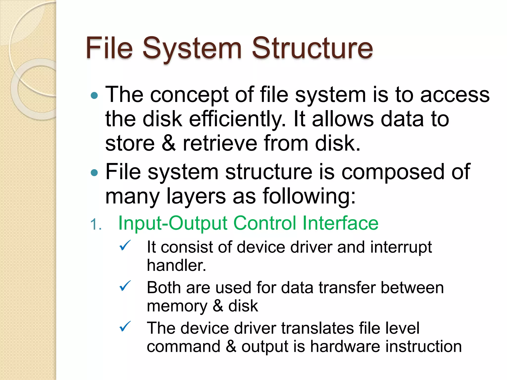 File Management in Operating System | PPTX