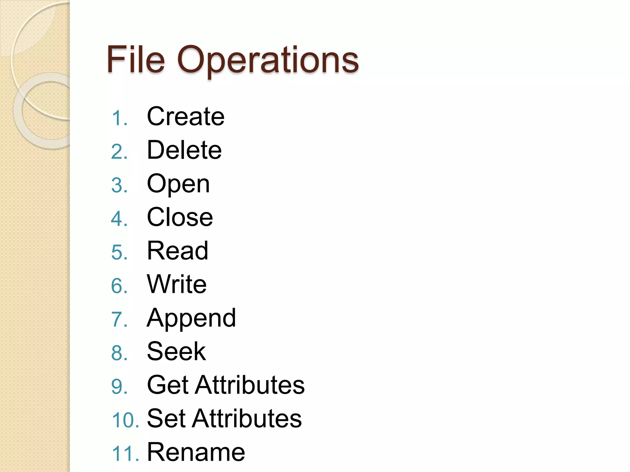 File Management in Operating System | PPTX