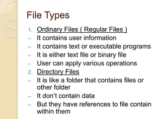 File Management in Operating System | PPTX