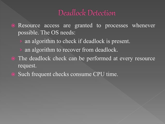 Deadlocks in operating system | PPTX