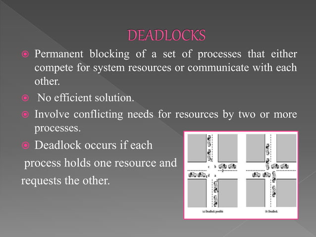 Deadlocks in operating system | PPTX