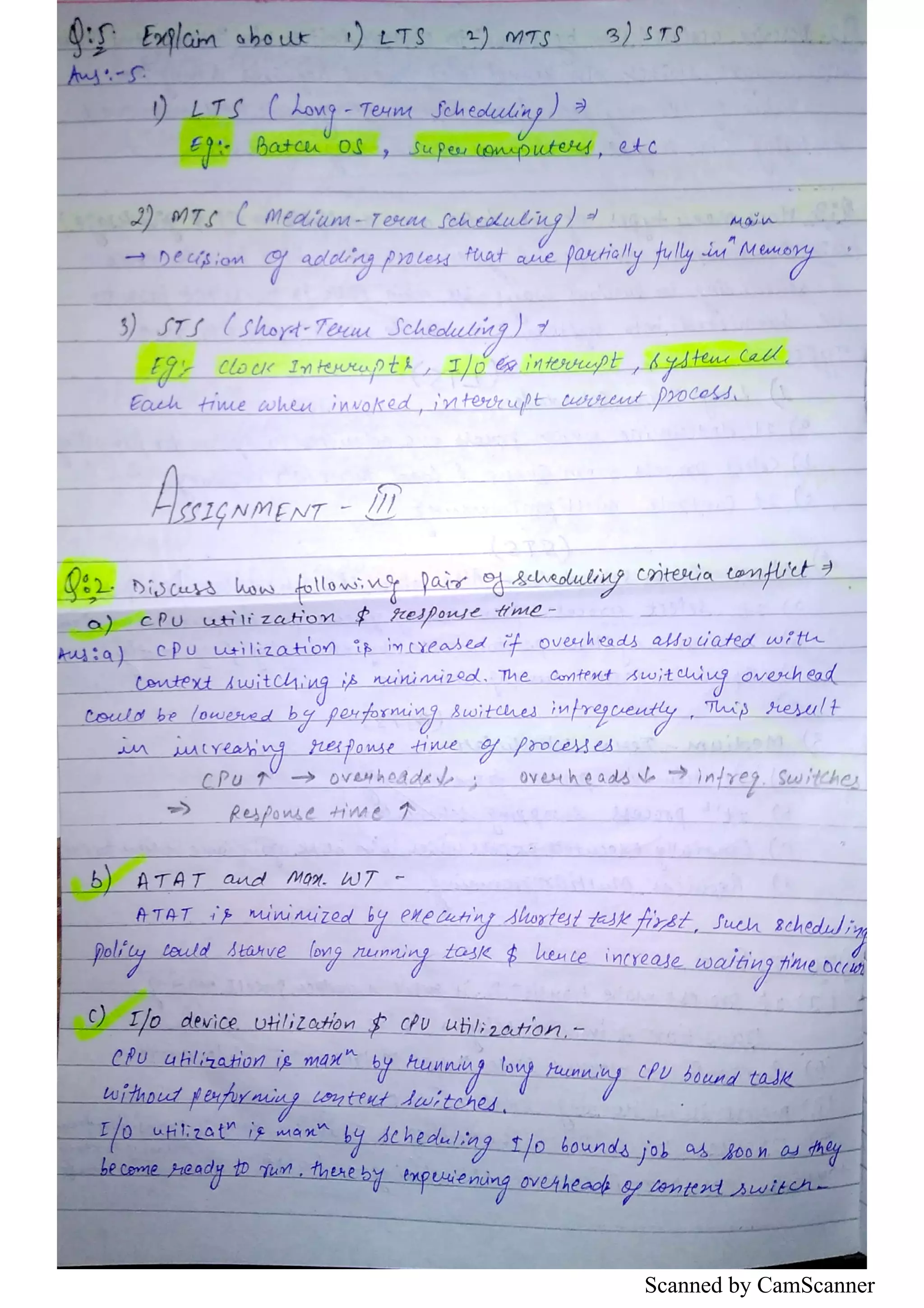 Operating System (OS) Notes | PDF