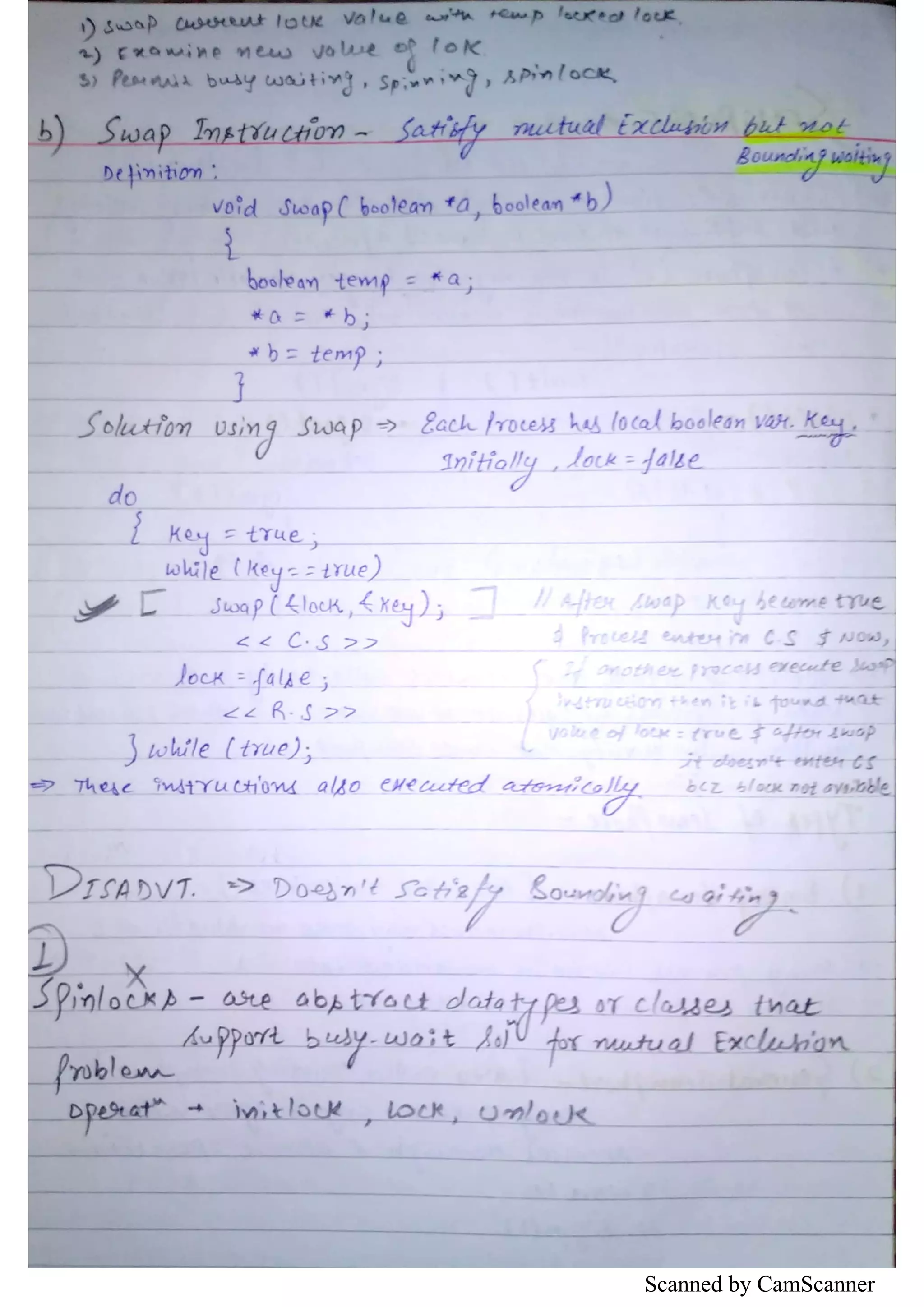 Operating System (OS) Notes | PDF