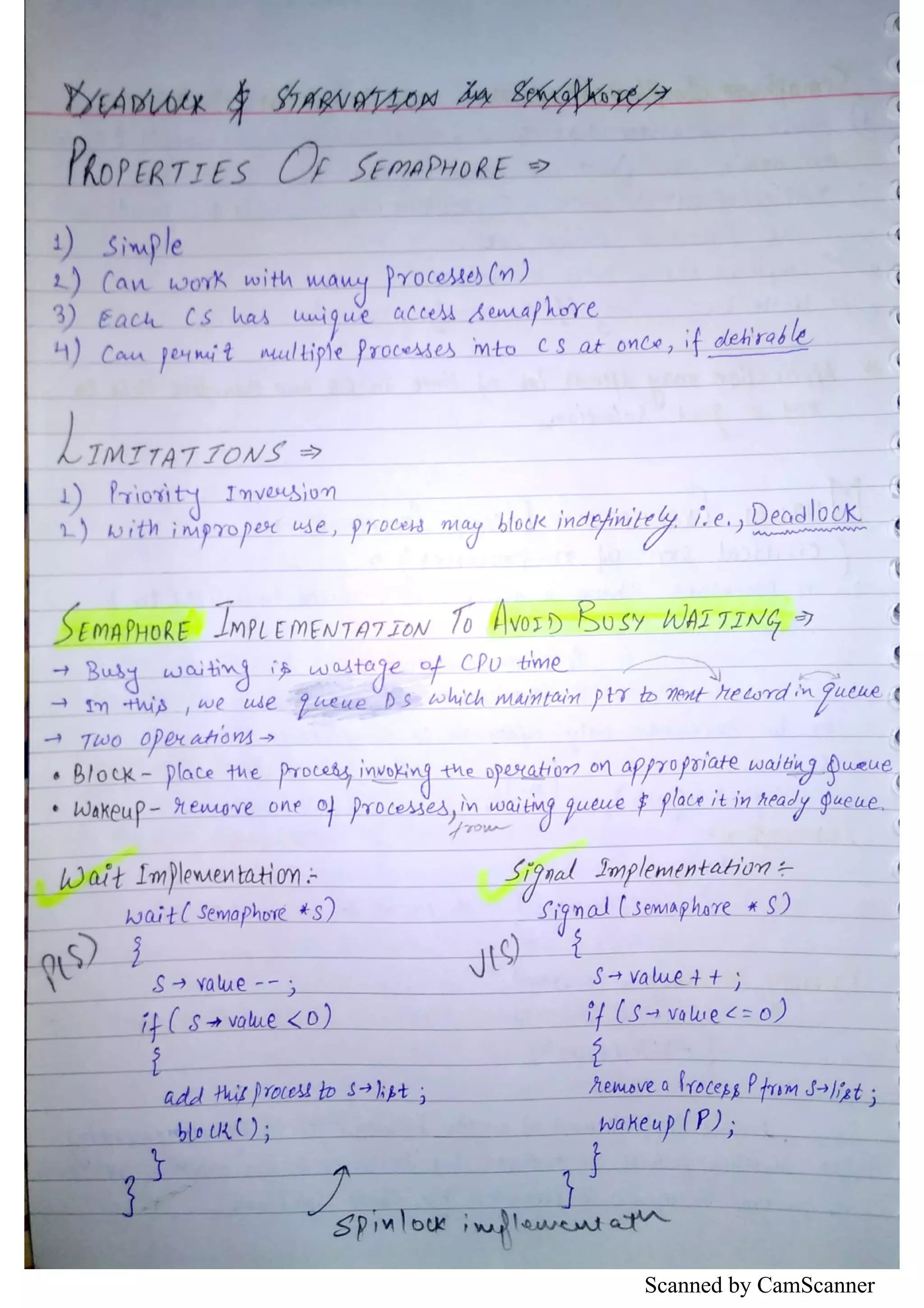 Operating System (OS) Notes | PDF