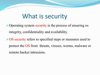 OPERATING SYSTEM | PPT