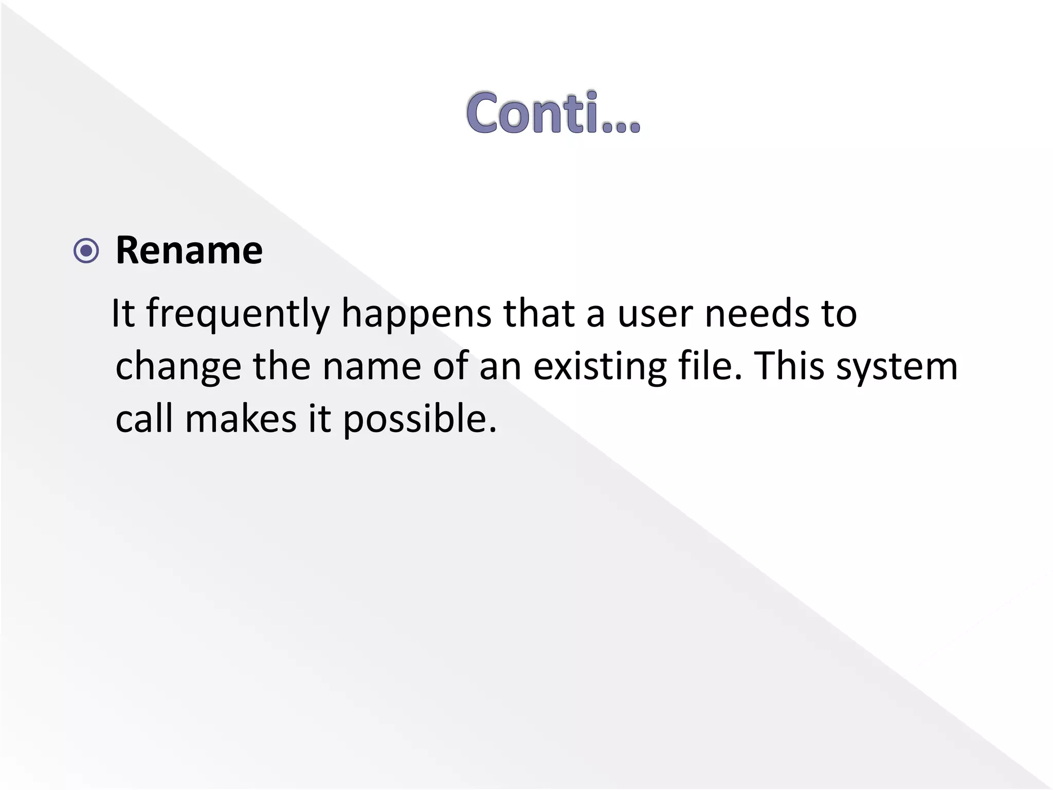 File Management – File Concept, access methods, File types and File ...