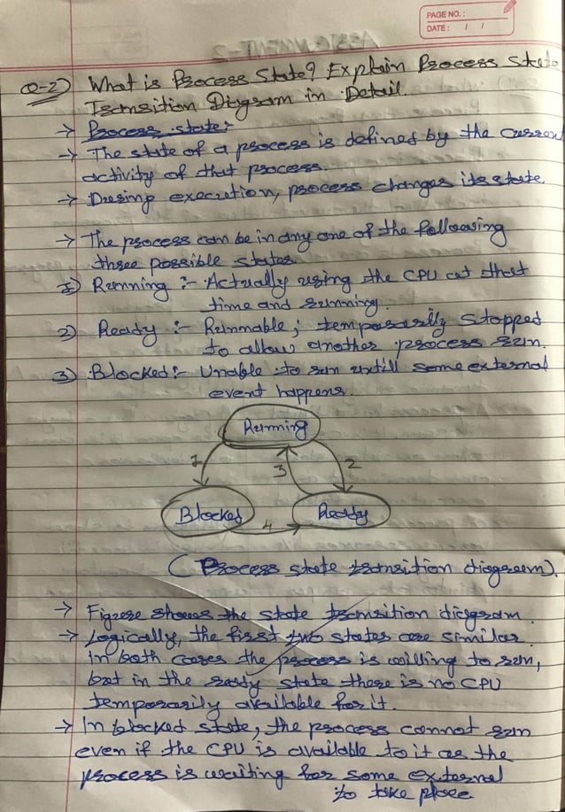 Operating system assignment sem 4 BE computer engineering | PDF
