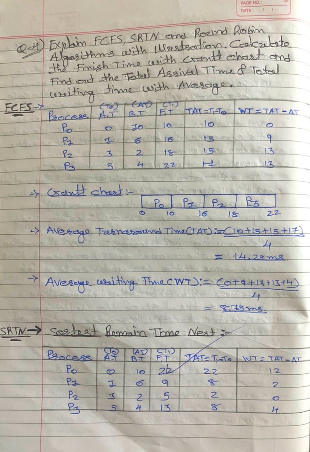 Operating system assignment sem 4 BE computer engineering | PDF