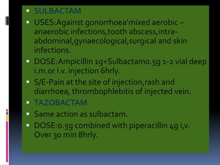 BETA LACTAM ANTIBIOTICS | PPTX