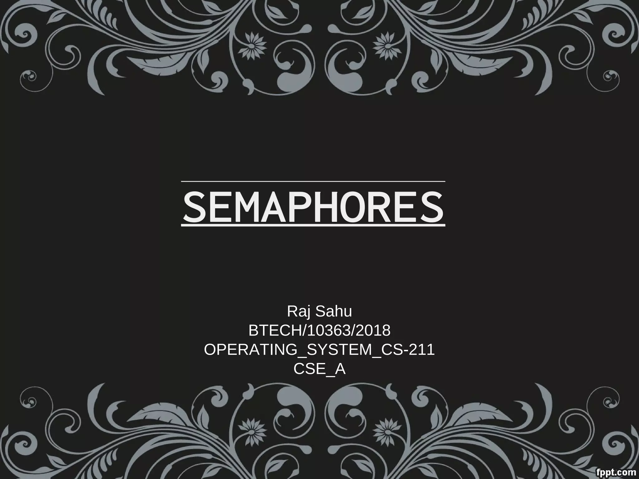 Semaphores | PDF