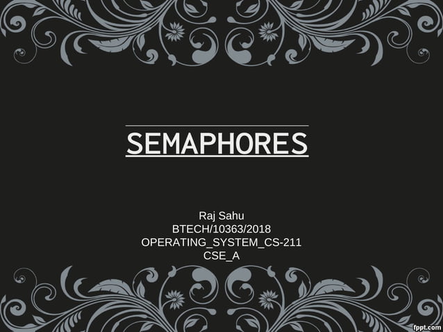 Semaphores | PDF | Operating Systems | Computer Software and Applications