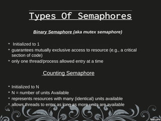 Semaphores | PDF