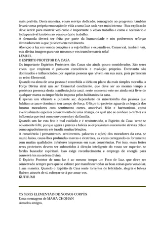 Os elementais ensinamento sobre as leis da natureza | PDF