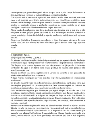 Os elementais ensinamento sobre as leis da natureza | PDF