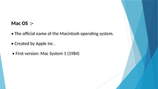 Operating system in nine slides that help you | PPT