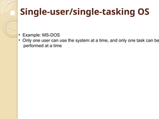 Operating system(OS) presentation FOR EDUCATION PURPOSE | PPTX