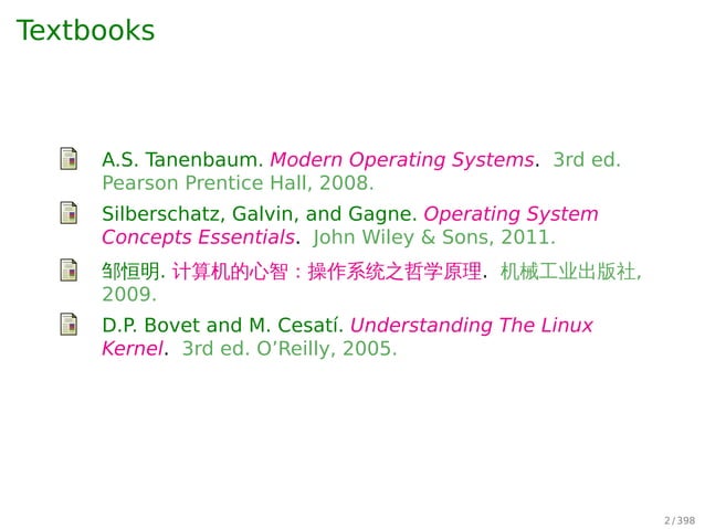 Operating Systems (slides) | PPT