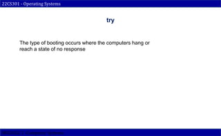 OS Building and Booting in Fundamentals of OS | PPTX